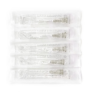 Careach 100pcs 27Gauge 1 inch Needle for Industrial Lab Accessories, Measuring and Refilling Inks