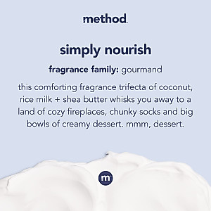 Method Body Wash, Simply Nourish, 18oz, 2 Pack, Simply Nourish, 18 fluid_ounces