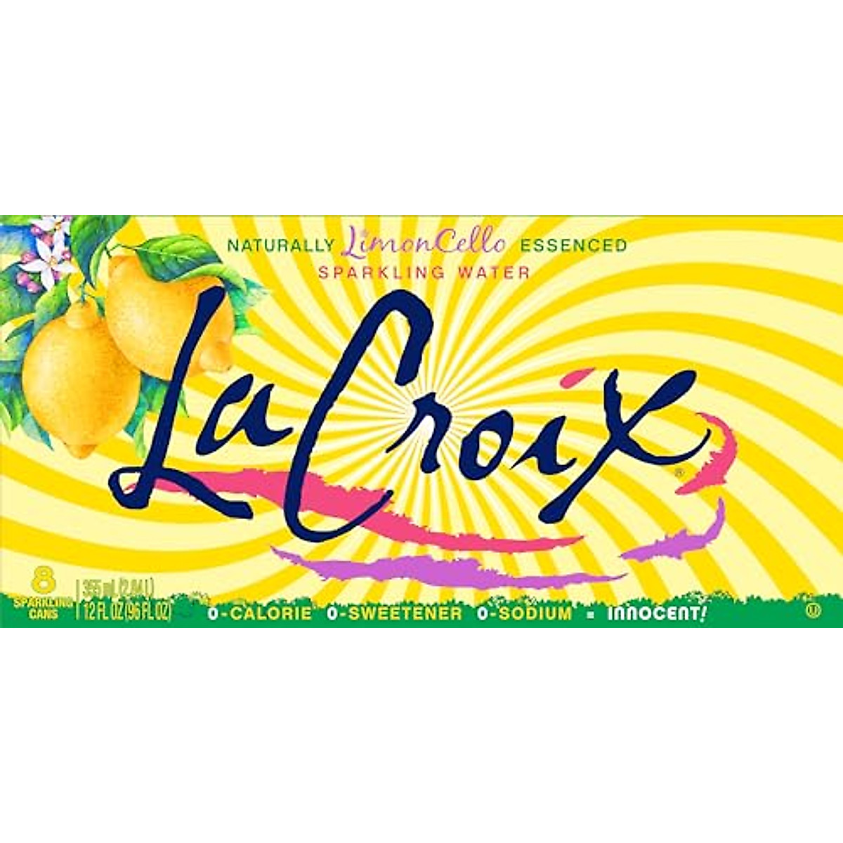 LaCroix Sparkling Water, LimonCello, 12 Fl Oz (pack of 8)