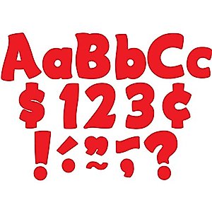 Teacher Created Resources Red Fantastic 4" Letters Combo Pack (TCR5821)