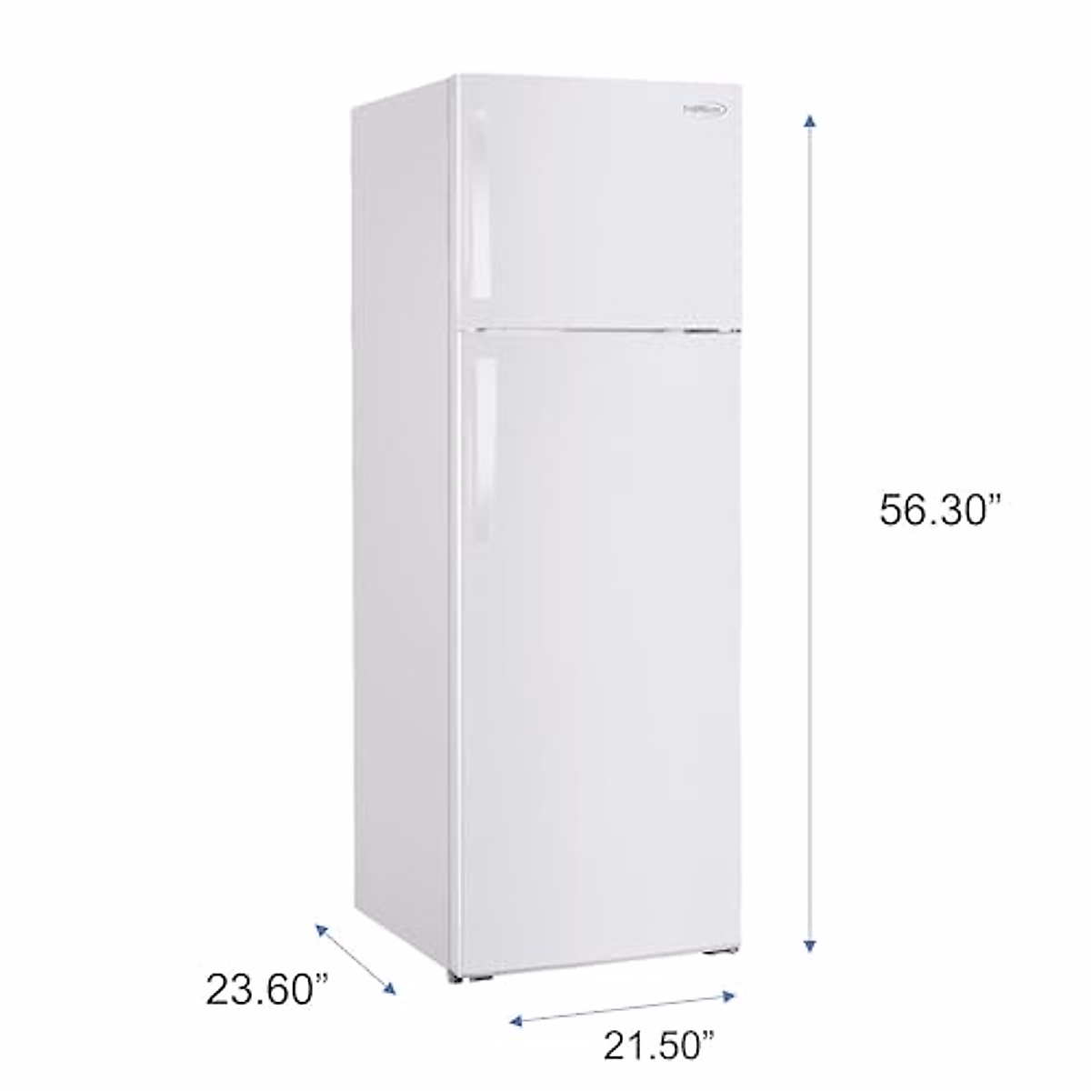 PremiumLevella 7.1 Cu Ft Frost Free Top Freezer in White
