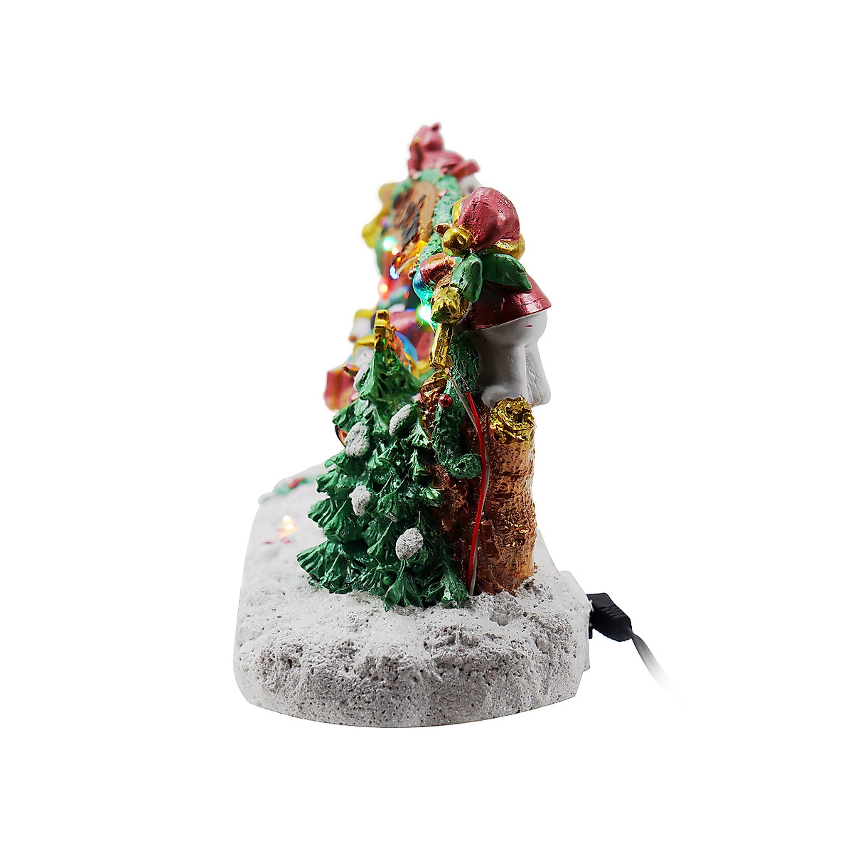 Christmas Village Building A Snowman - Pre-lit Tabletop Snow Village - Perfect Addition to Your Christmas Indoor Decorations & Christmas Village Displays