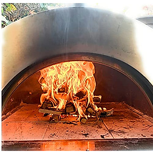 Carolina Cookwood Pizza Oven Wood 12 Inch Naturally Cured White Oak Splits Cooking Wood for Free Standing Ovens 1650 Cubic Inches