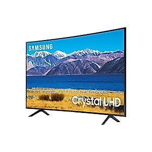 SAMSUNG 55-inch Class Curved UHD TU-8300 Series - 4K UHD HDR Smart TV With Alexa Built-in (UN55TU8300FXZA, 2020 Model)