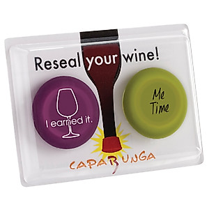 CapaBunga Wine Cap Set - Me Time/I Earned It (2P01)