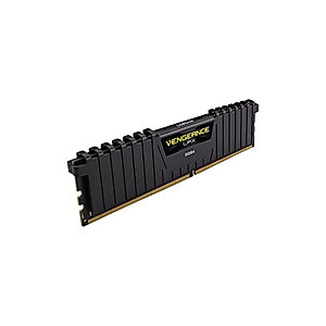 Corsair Vengeance LPX 16GB (1x16GB) DDR4 3600 (PC4-28800) C18 Optimized for AMD Ryzen - Black (CMK16GX4M1Z3600C18)