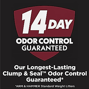Arm & Hammer Clump & Seal Platinum Multi-Cat Complete Odor Sealing Clumping Cat Litter, 14 Days of Odor Control 18lb, Online Exclusive Formula