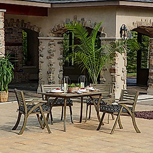 Arden Selections Modern Outdoor Seat Cushion 20 x 20, Black Global Stripe