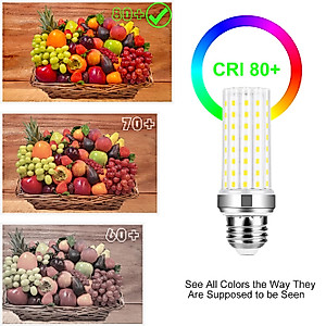 E26 Bulb,20 watt led Light Bulb,Daylight led Light Bulbs 6500K,150 Watt Equivalent Incandescent Light Bulbs,2000lm E26/E27 Bulb,Non-dimmable Ceiling Fan Light Bulbs for Home Garage Warehouse,4 Pack