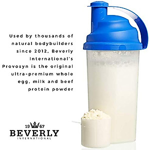 PROVOSYN. The Original Ultra-Premium Whole Egg, Milk (Casein + Whey) and Beef Protein Powder. Fast Muscle Building + Recovery. Perfect for Hard Gainers. Vanilla Flavor, 616 g The Mature Users Protein.