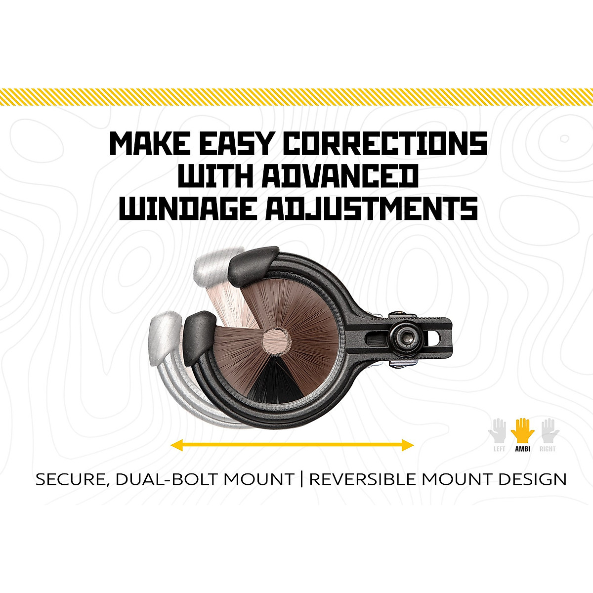 Trophy Ridge Quick Shot Whisker Biscuit Archery Arrow Rest, Right Hand, Large