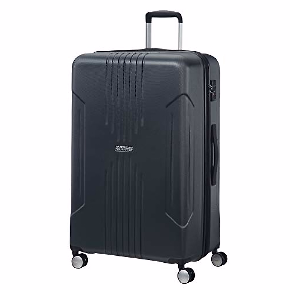 American tourister Suitcase, Black (Dark Slate), L (78 cm-120 L)