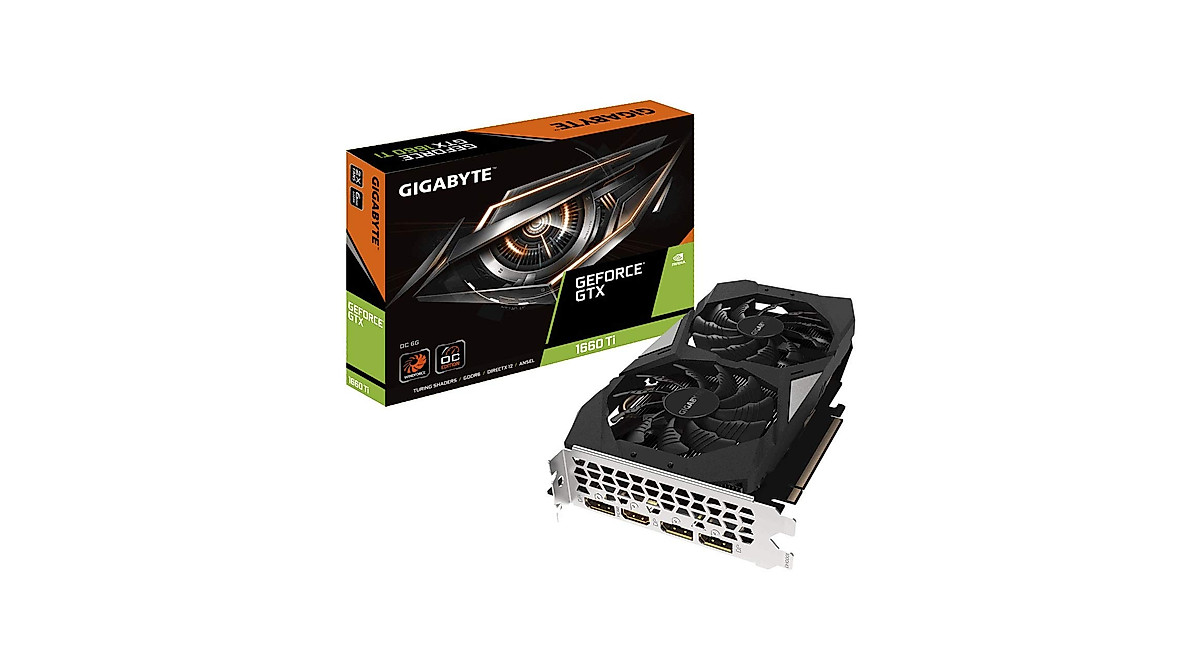 GIGABYTE GeForce GTX 1660 Ti OC 6G 192-bit GDDR6 DisplayPort 1.4 HDMI 2.0B with Windforce 2X ...