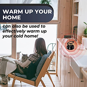 Portable Kinetic Molecular Heater, Molecular Heater, Kinetic Heater, Molecular Heater for Car, Portable Kinetics Heater for Car Kinetics Molecular (Black)