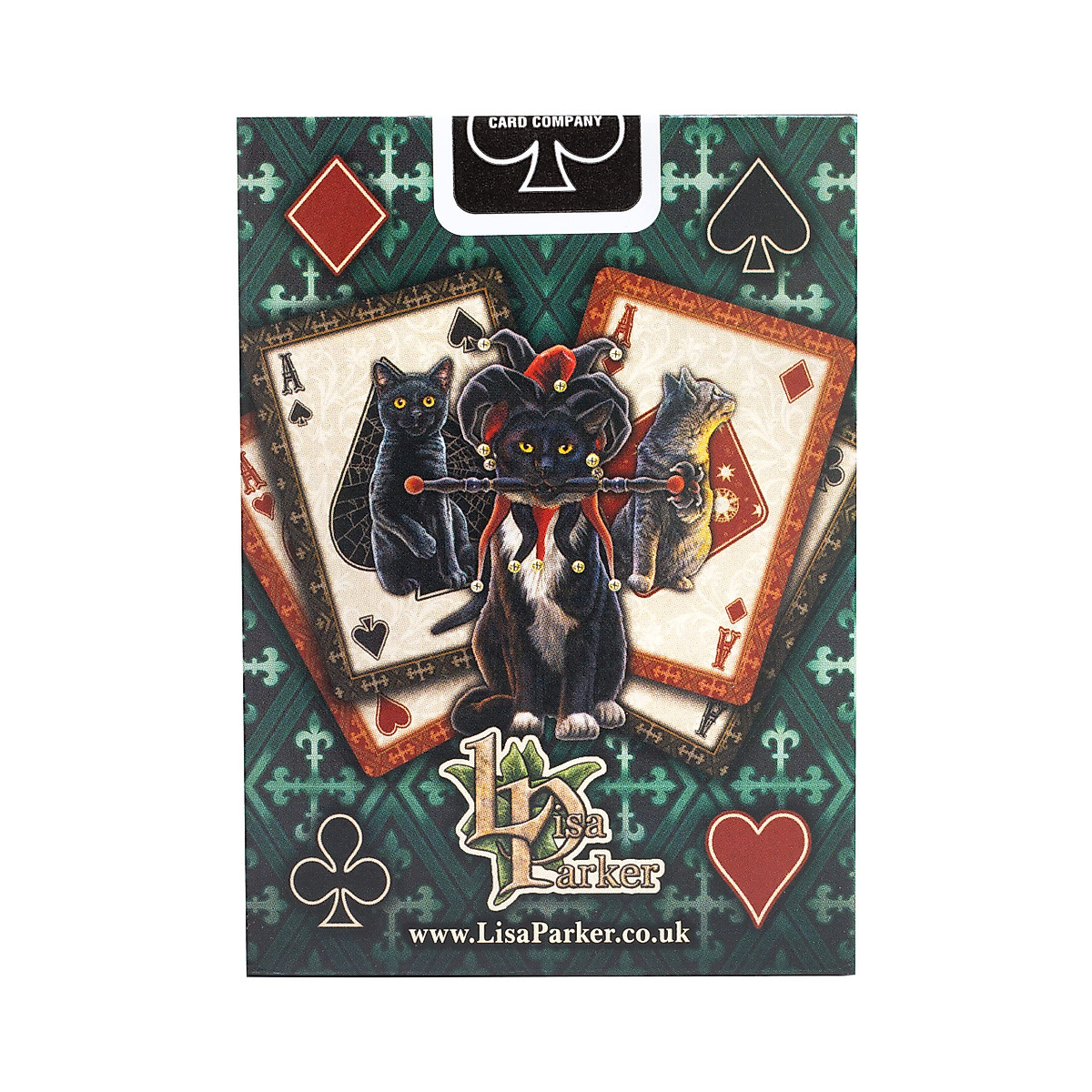 Bicycle Cats Playing Cards Designed by Lisa Parker, Black