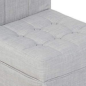 Silverwood CPFV1132B Vanity Chair, 19. 62 L x 16 W x 30 H in, Gray