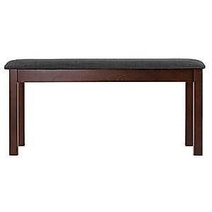 Cortesi Home Rosco Dining Bench, Grey