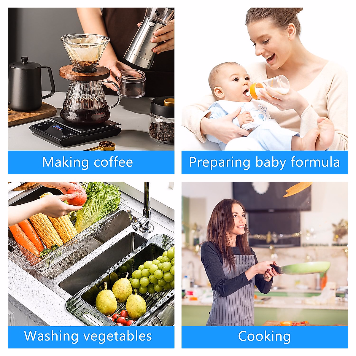 Slirceods Faucets Filter Cartridge BPA Free, Replacement for Brita® Faucet Filter - Chrome(3pack)