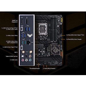 INLAND CPU Motherboard Combo - Intel core i7-13700K Desktop Processor 16 (8P+8E) Cores up to 5.4 GHz Unlocked Bundle with ASUS TUF Gaming Z790-Plus WiFi D4 LGA 1700 ATX Gaming Motherboard