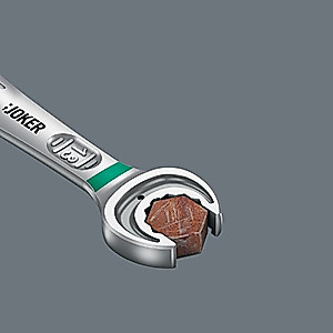 Wera - 5073283001 4013288167385 Ratcheting Combination Wrench Joker 1"/2x177mm, Multi