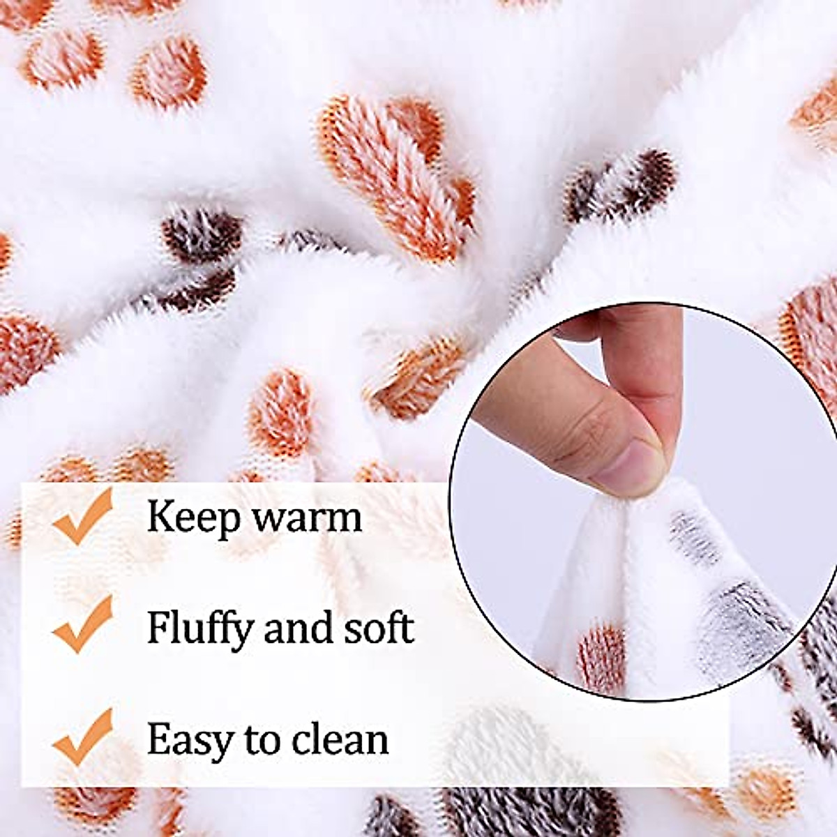 IAIGOGO Guinea Pig Blanket 3 Pack Small Animal Fleece Cage Liners Pet Warm Sleep Bedding Mat Hamster Carpet Bath Towel Quilt Cage Pad for Hamster Rabbit Ferrets Chinchillas