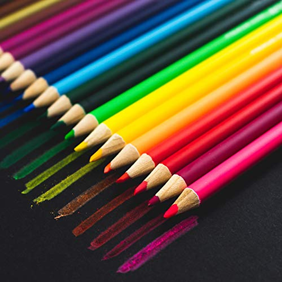 Art 101 USA Deluxe Art Set with 119 Pieces in a Wood Organizer Case, Includes Color Pencils, Paints, brushes and palettes, Learning guides, Portable Art Studio