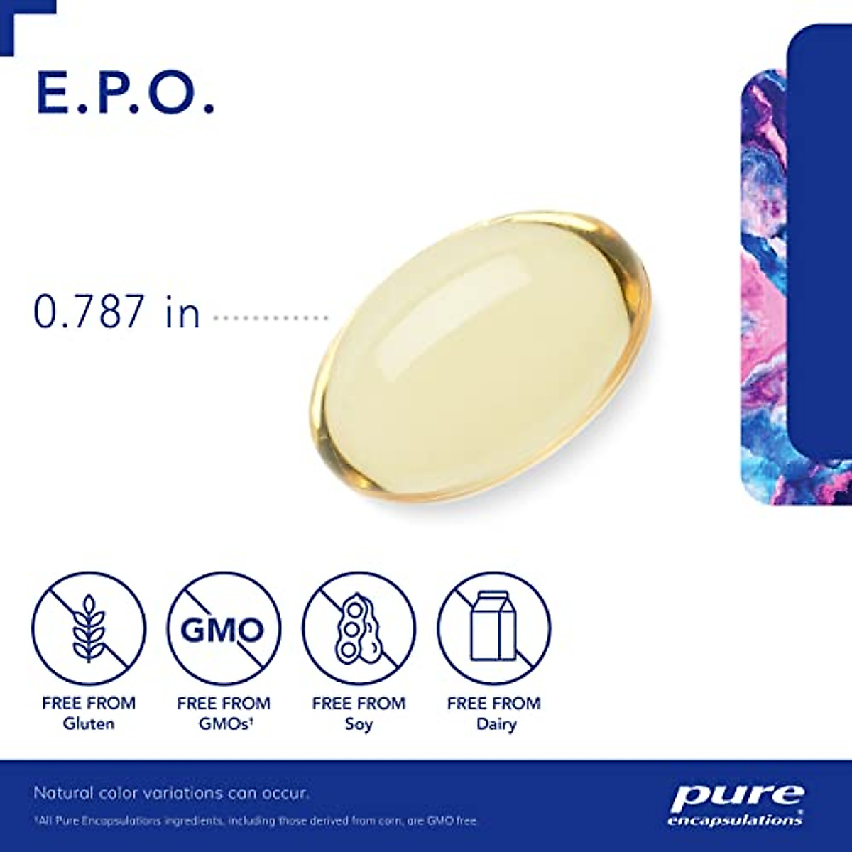 Pure Encapsulations E.P.O. (Evening Primrose Oil) | Hypoallergenic Dietary Supplement Containing 9% GLA | 250 Softgel Capsules