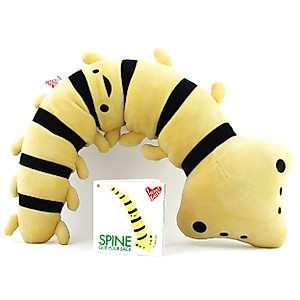 I Heart Guts Spine Plush - Got Your Back - Stuffed Flexible Backbone Vertebrae - Back Surgery Recovery Gifts, Spine Surgeon Gifts for Spinal Cord Injury, Scoliosis, Orthopedic Doctors, & Chiropractors