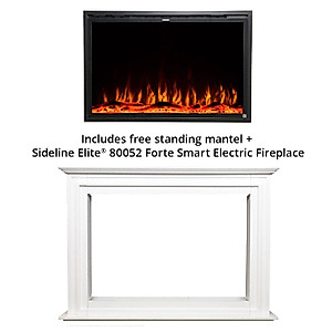 Touchstone Sideline Elite Forte 40-inch Smart Alexa®/WiFi Enabled Electric Fireplace with Surround Mantel