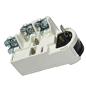HMHAMA Replacement TY-QZ-109 PTC Starter Relay Refrigerator Overload Protector Compatible with Haier/Frestec Refrigerator Compressor Spare Part