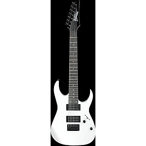 Ibanez GRG 7 String Solid-Body Electric Guitar, Right, White, Full (GRG7221WH)