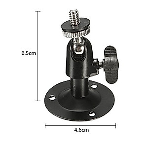 Camera Bracket Mount Pack of 4 Metal Outdoor/Indoor Use Security Bracket for Oculus Rift Sensor CCTV Suvellicance System