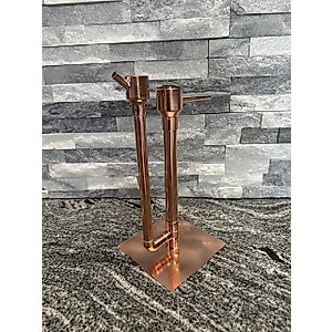 CoProof Copper Proofing Parrot for Distilling, Brewing Beer, Moonshine, Tequila 100% Lead Free for Use with Alcometer Proof Hydrometer Polished