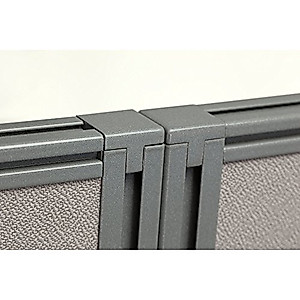 Bush Business Furniture Easy Office 60W Straight Desk Closed Office in Mocha Cherry