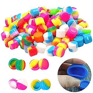 NEREIDS NET Environmentally Friendly Storage Containers Multi-use Silicone Storage Containers Microwave Freezer Dishwasher Safe Non-Stick Durable Set of 50/20/10 5ML