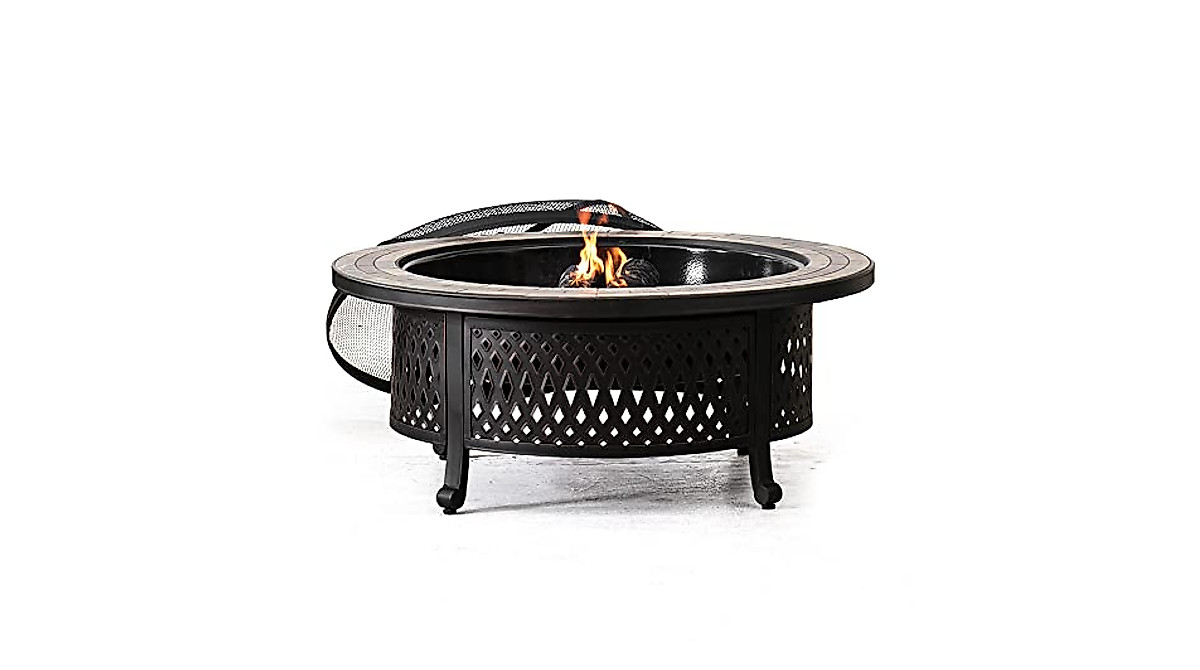 Sunjoy 40" Outdoor Fire Pit - Gather Around the Fire