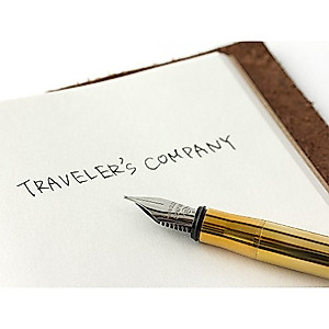 Traveler's company Brass Fountain Pen