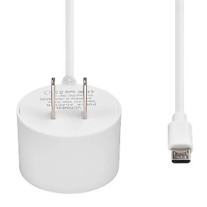 Vebner 6ft Power Adapter Compatible with Google Home Mini Power Cable - Micro B Power Adapter (Long)