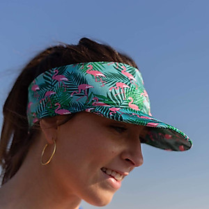 Gone For a Run Runners Lightweight Comfort Performance Visor | Flock It | One Size Fits Most