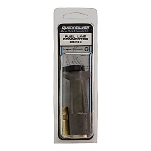 Quicksilver 22831Q3 Fuel Line Connector for Select Vintage Mercury and Mariner Outboards, 1-Pack