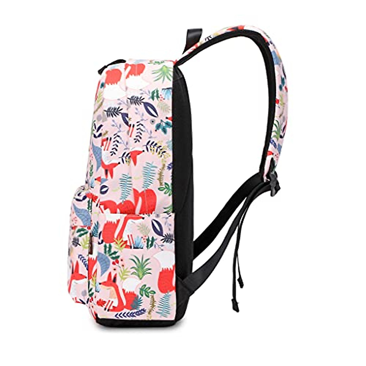 Wadirum Stylish Women Backpack Purse Cute Girl Laptop Schoolbag Fox