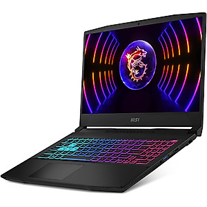 MSI Katana 15.6" 144Hz FHD IPS Gaming Laptop (Intel i7-12650H 10-Core 2.30GHz, 64GB DDR5, 1TB PCIe SSD, GeForce RTX 4070 8GB GDDR6X, RGB Backlit KYB, WiFi 6, BT 5.2, Win 11 Home) w/Dockztorm Dock