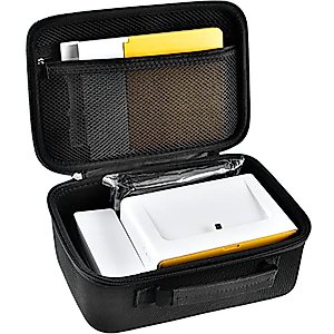 Case Compatible with Kodak Dock Plus/for Kodak Dock Premium Wi-Fi Portable 4x6” Instant Photo Printer. Bluetooth Photo Printing Holder for Adapter, Cartridge, Paper, Power Cord (Box Only) - Black