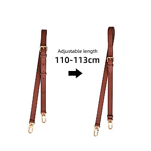 WUTA Leather Strap Replacement Genuine Leather Adjustable Crossbody Strap for Louis Vuitton Women's crossbody Handbags