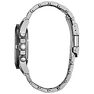 Citizen Men's Eco-Drive Sport Casual Brycen Chronograph Watch, Super Titanium™, Perpetual Calendar, Tachymeter 12/24 Hour Time, Alarm, Date