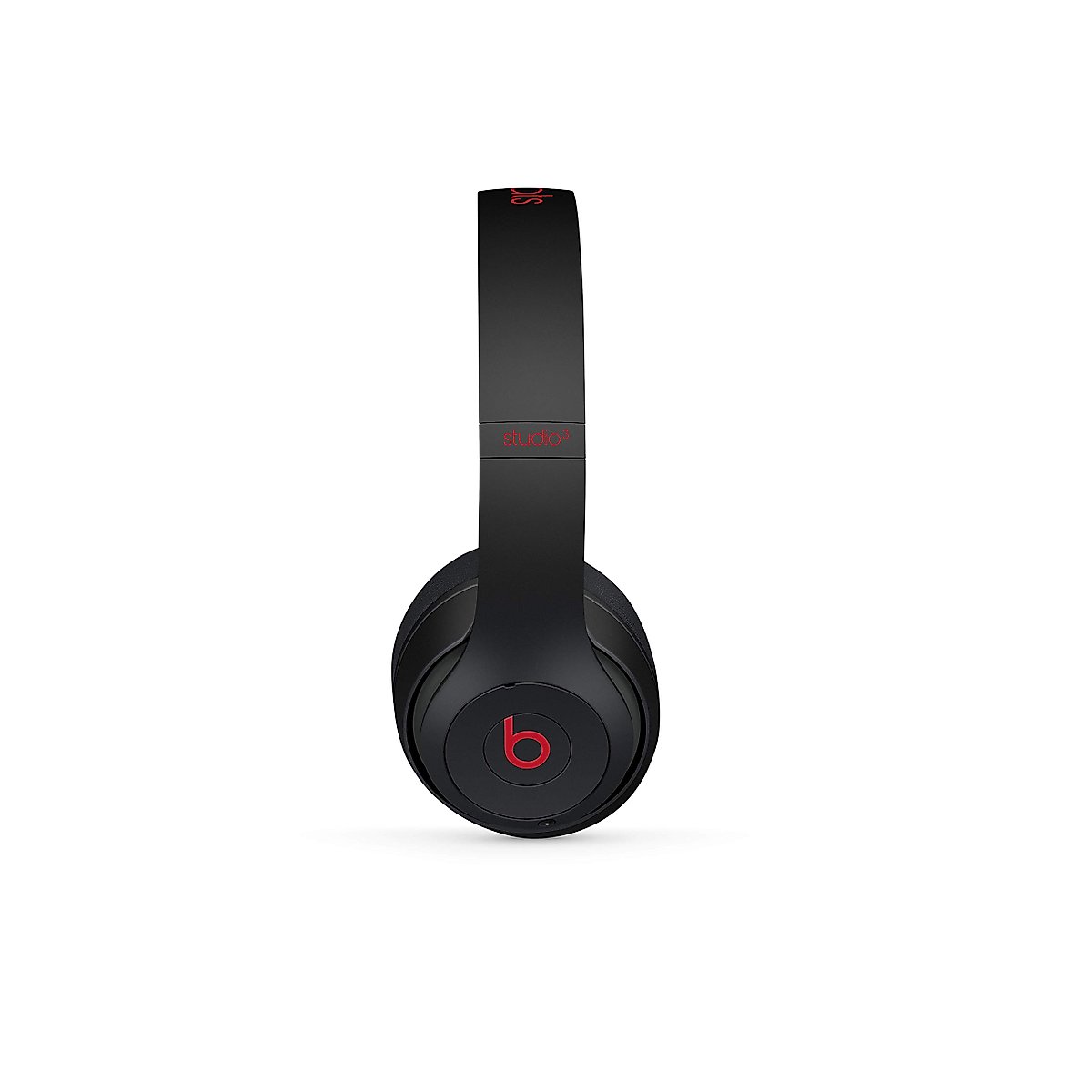 Beats Studio3 Wireless Noise Cancelling On-Ear Headphones - Apple W1 Headphone Chip, Class 1 Bluetooth, Active Noise Cancelling, 22 Hours Of Listening Time - Defiant Black-Red (Previous Model)