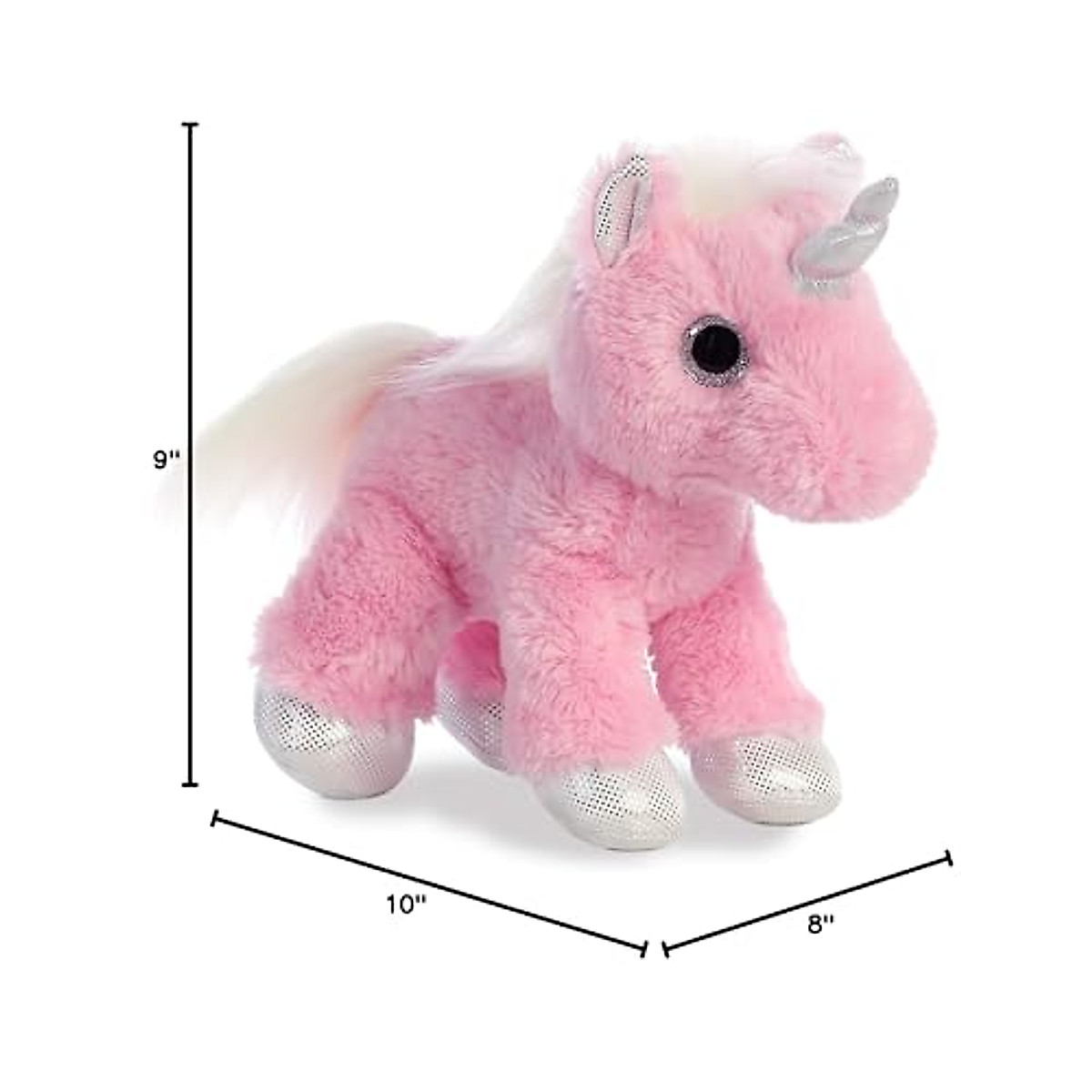 Aurora® Enchanting Sparkle Tales™ Blossom Unicorn Stuffed Animal - Magical Adventures - Endless Play - Pink 12 Inches