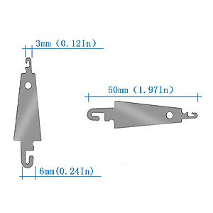 Jofefe 60Pcs Stainless Steel Needle Threader Embroidery Cross Stitch Needle-Threading Tools for Large Eye Needles Hand DIY Sewing with Clear Box