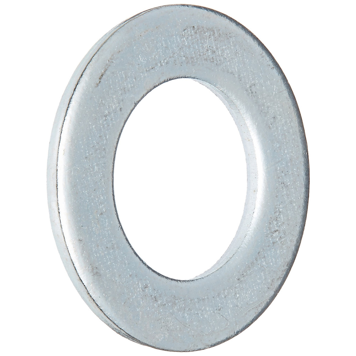 Small Parts Steel Flat Washer, Zinc Plated Finish, DIN 125, Metric, M20 Screw Size, 21 mm ID, 37 mm OD, 3 mm Thick (Pack of 25)