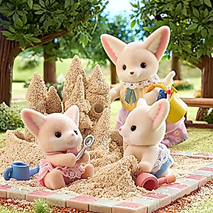 Calico Critters Fennec Fox Twins, Set of 2 Collectible Doll Figures